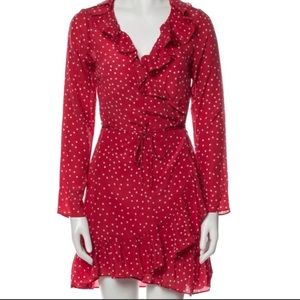 Realisation Par | Dresses | Ralisation Alexandra Red Wrap Star Dress ...